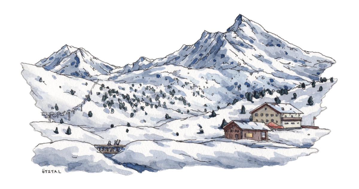 Sketching Tips – Snowy Landscapes – Danny Hawk